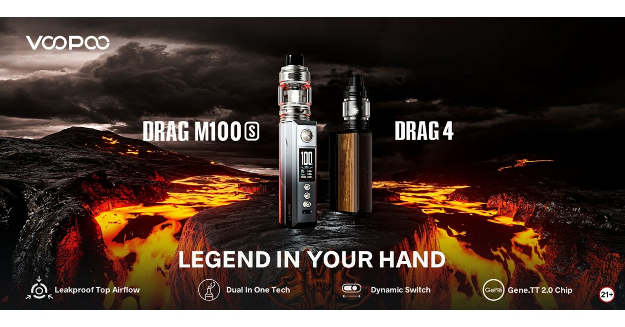 The Single Battery Version of VOOPOO DRAG 4, DRAG M100S has Officially ...