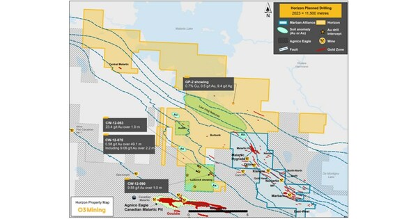 O3 Mining Provides Update On The Marban Project In The Val-d'Or ...
