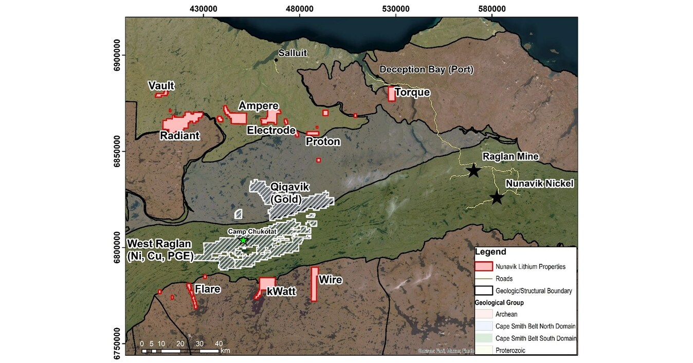 Orford Mobilizes Exploration Teams to its Nunavik Lithium, Qiqavik Gold and West Raglan Nickel ...