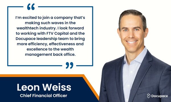 Docupace Names Leon Weiss Chief Financial Officer