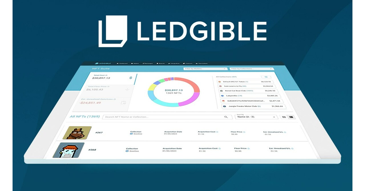 Ledgible Launches NFT Suite - NFT Management, Portfolio Tracking ...