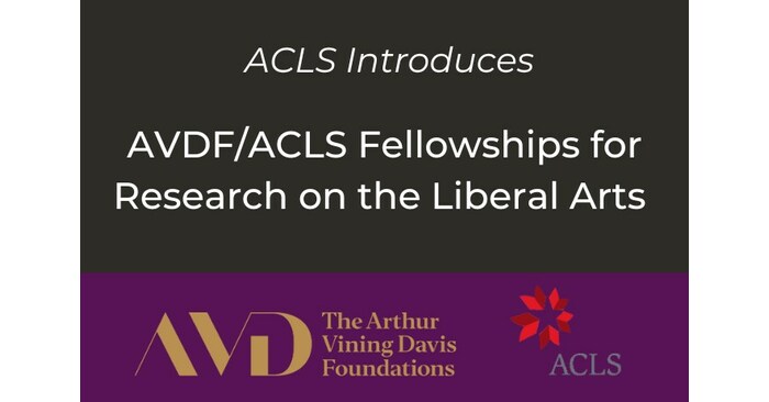 American Council of Learned Societies Awarded $355,000 Arthur Vining ...