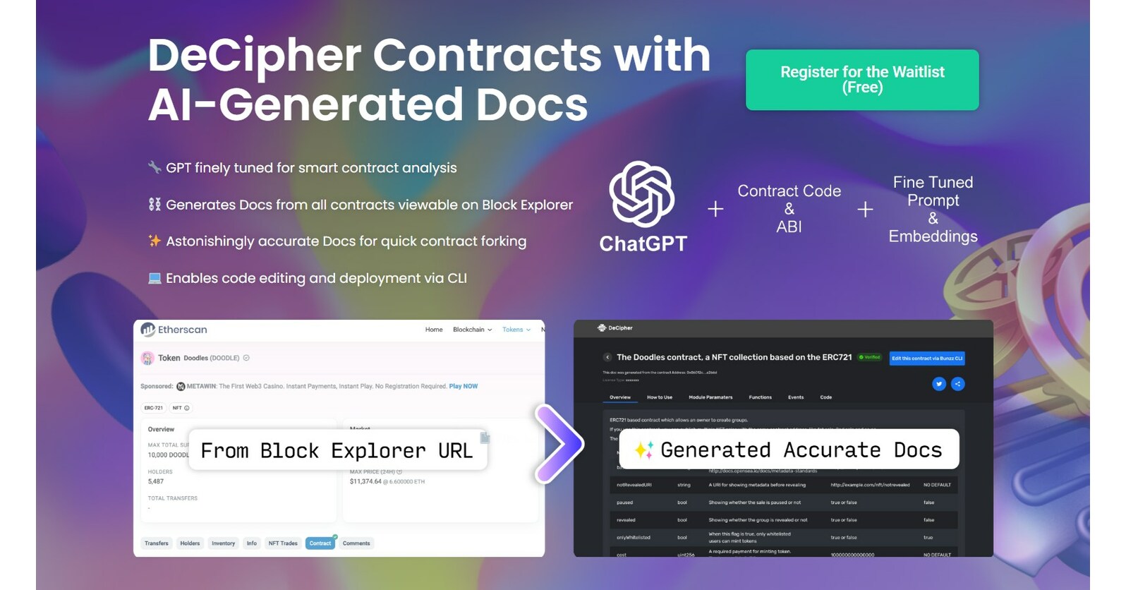 Decipher A Novel Chatgpt Based Service For Web3 Developers Enabling Precise Documentation