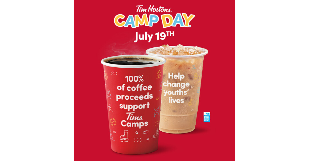 Tim Hortons Camp Day is July 19: Buy a hot or iced coffee at Tims on ...