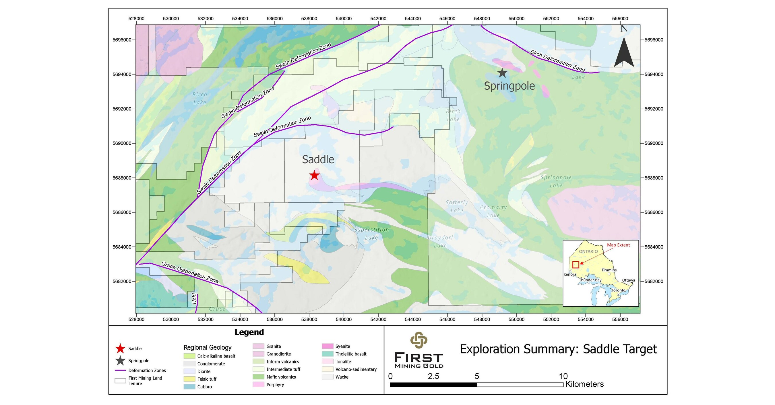 First Mining Gold Intersects 0.92 g/t Au Over 114 Metres and 0.75 g/t ...