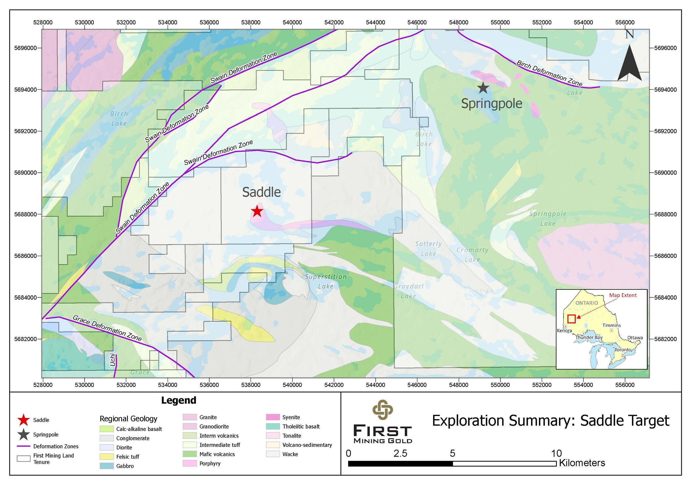 First Mining Gold Intersects 0.92 g/t Au Over 114 Metres and 0.75 g/t ...