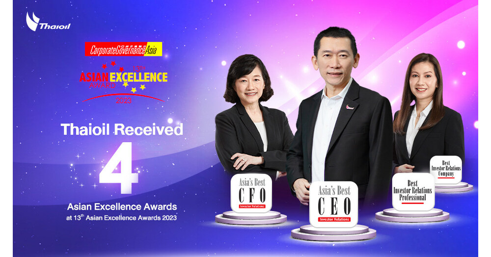 Thaioil Received Four Asian Excellence Awards at 13th Asian Excellence ...
