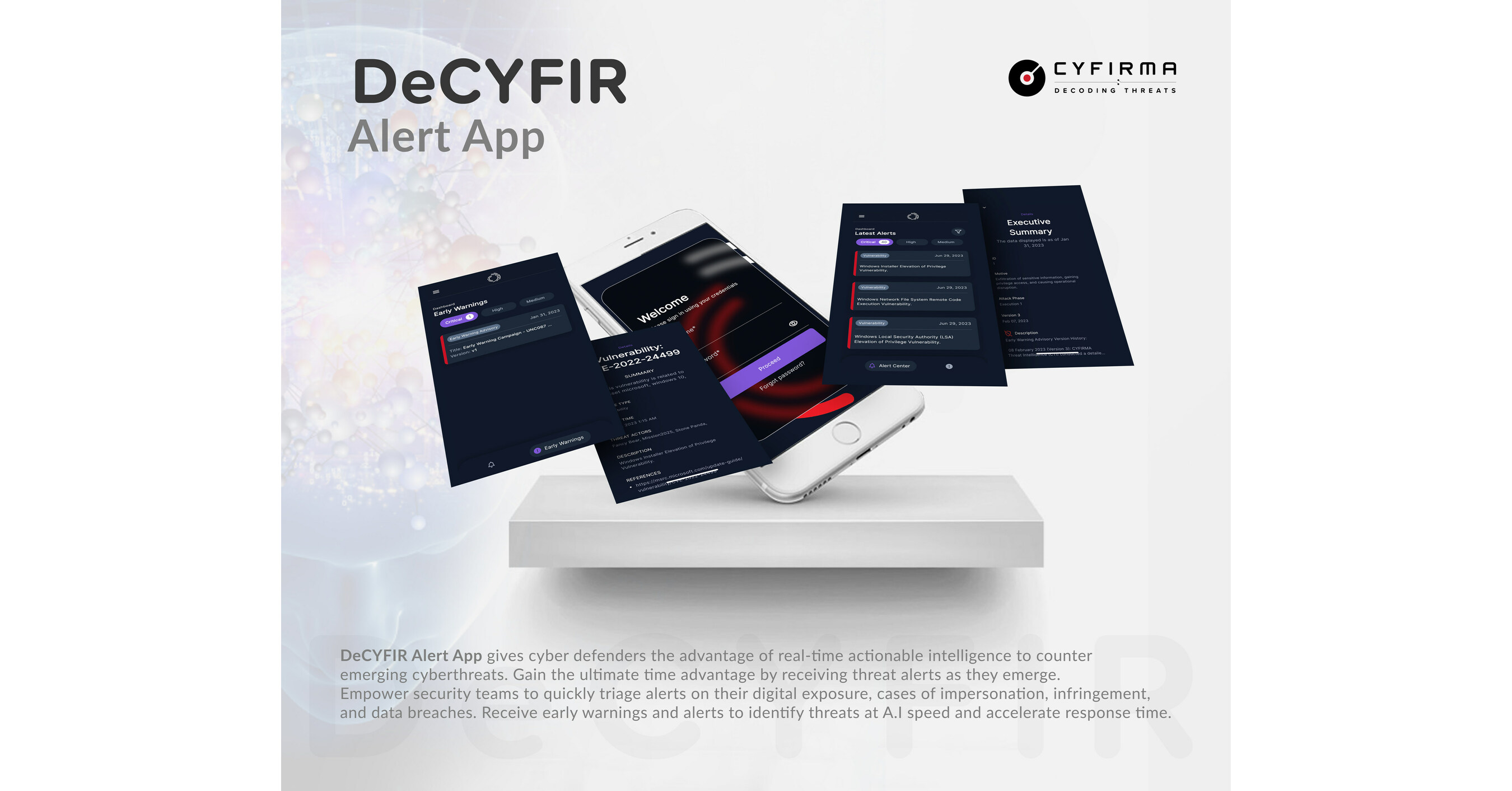 External Threat Landscape Management Co CYFIRMA launches DeCYFIR Alert ...