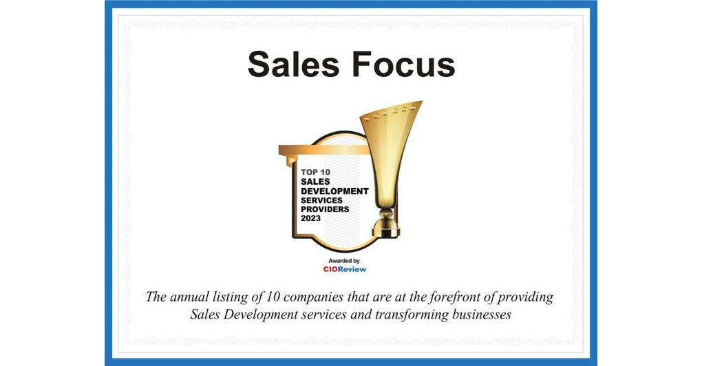 Sales Focus Inc. Recognized as a Top Sales Development Services ...