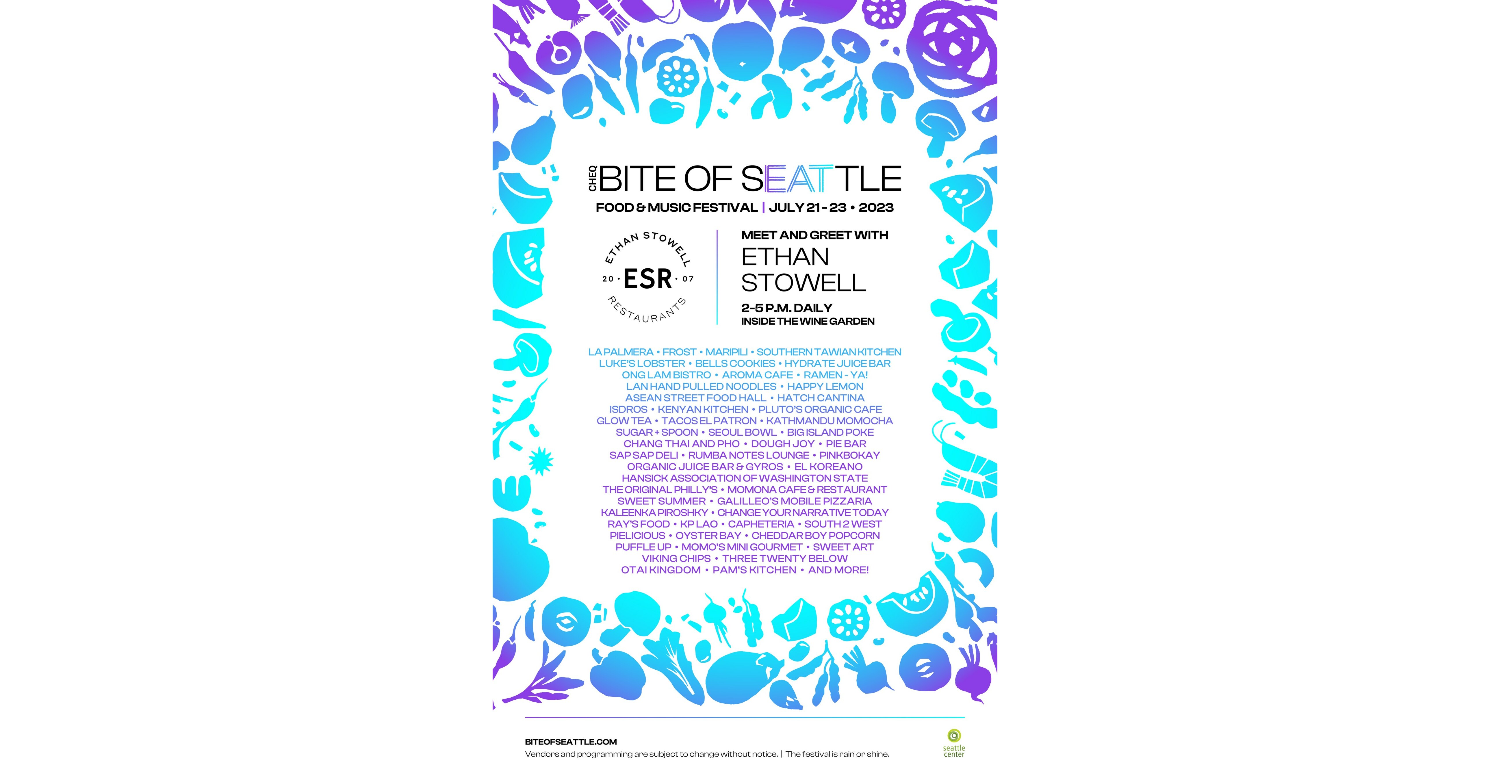 Renowned Chef Ethan Stowell Joins Bite of Seattle 2023