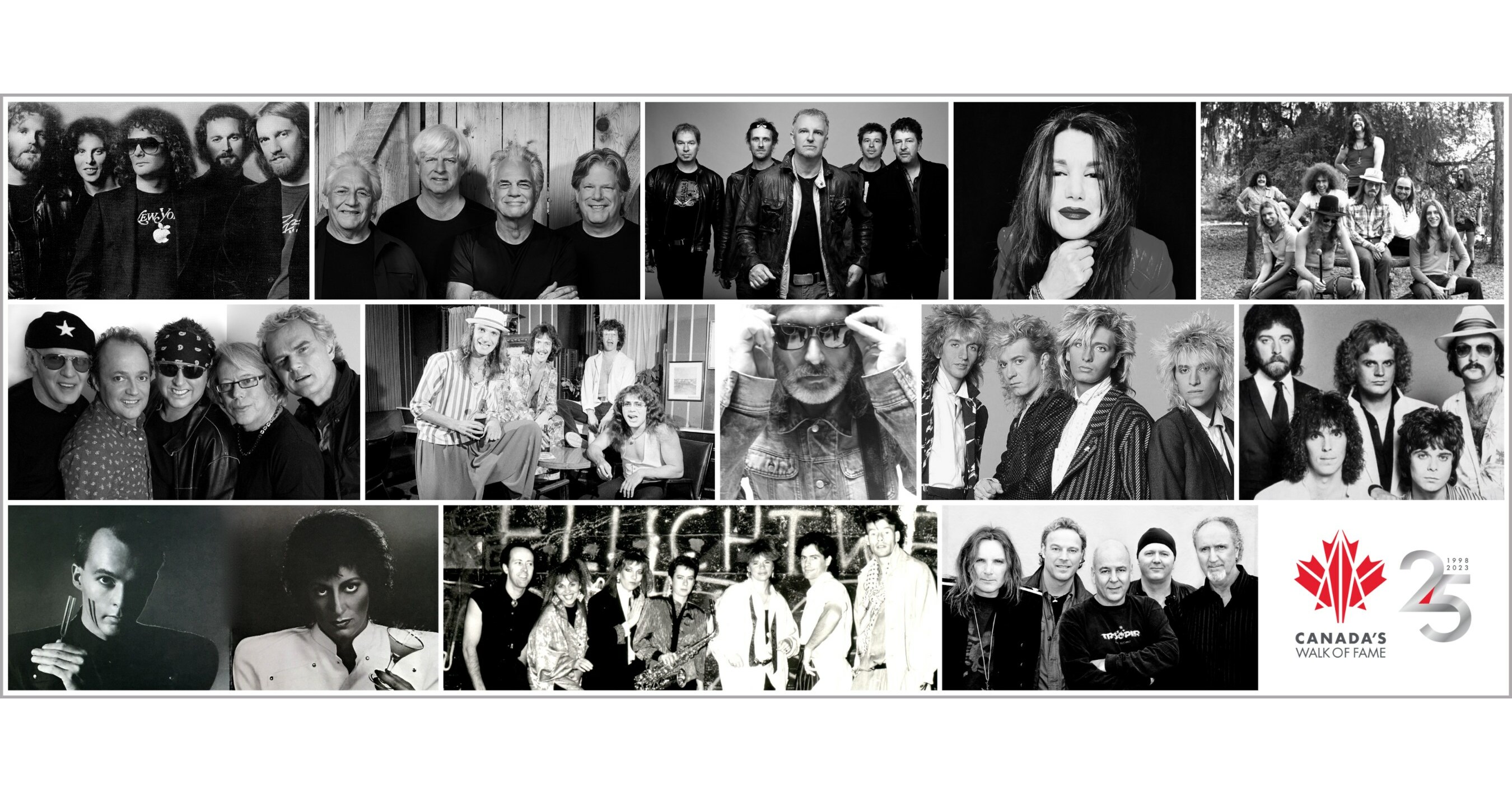 CANADA'S ROCK OF FAME - The Largest-Ever 'Mega' Induction of Canadian ...