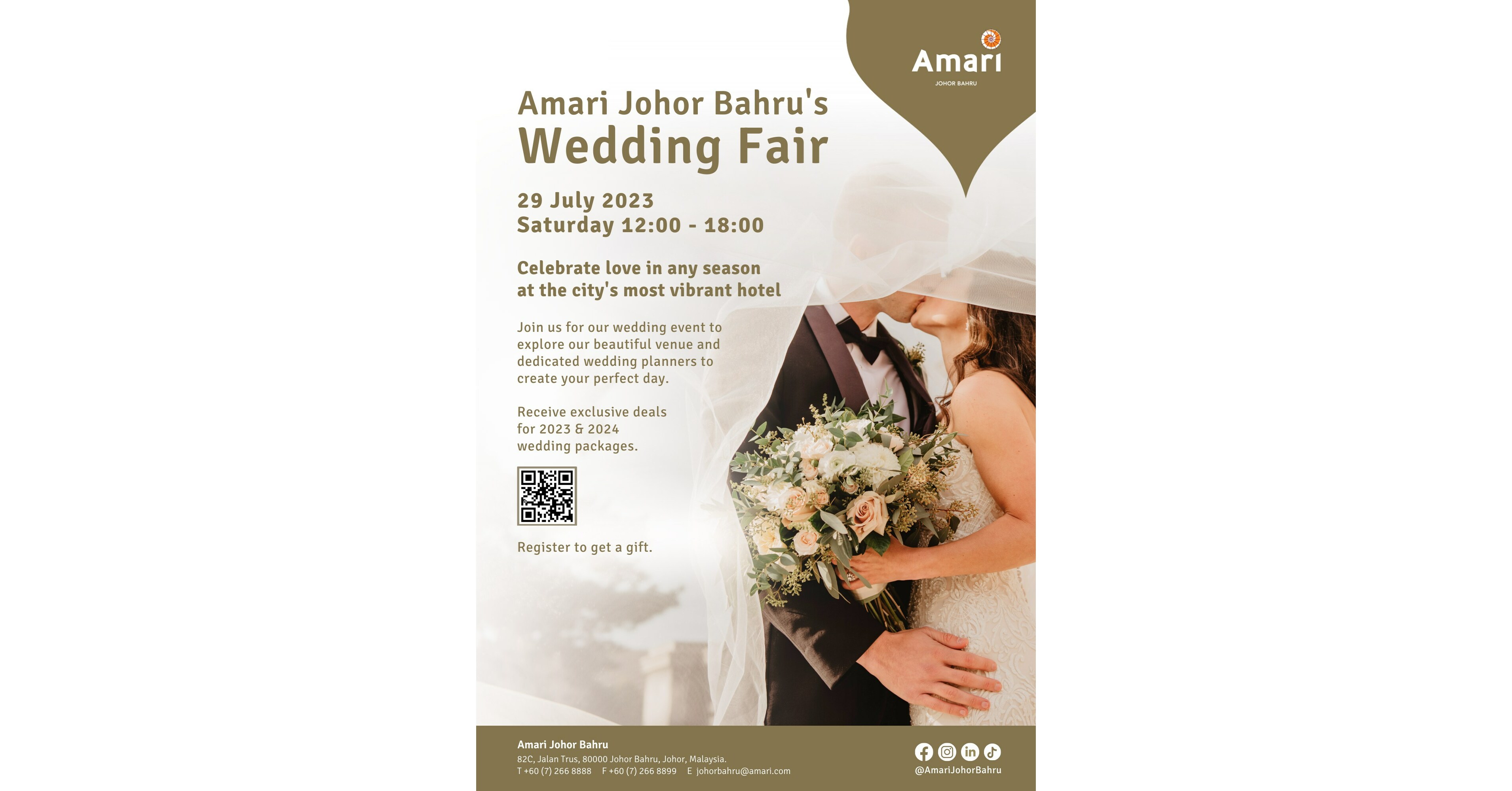 AMARI JOHOR BAHRU TO GIVEAWAY FREE HONEYMOON STAYCATIONS IN THAILAND ...