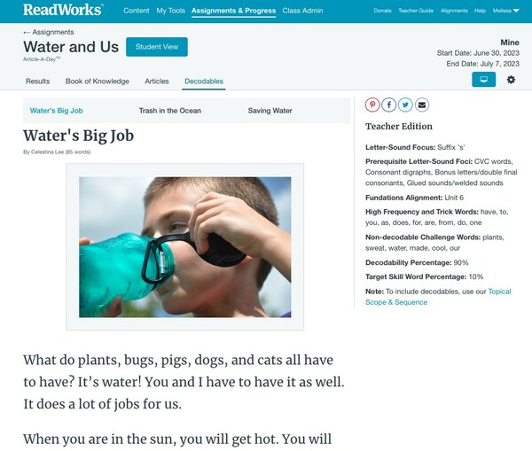 Edtech ReadWorks Adds Decodables, a Crucial Learning Tool for Early Readers