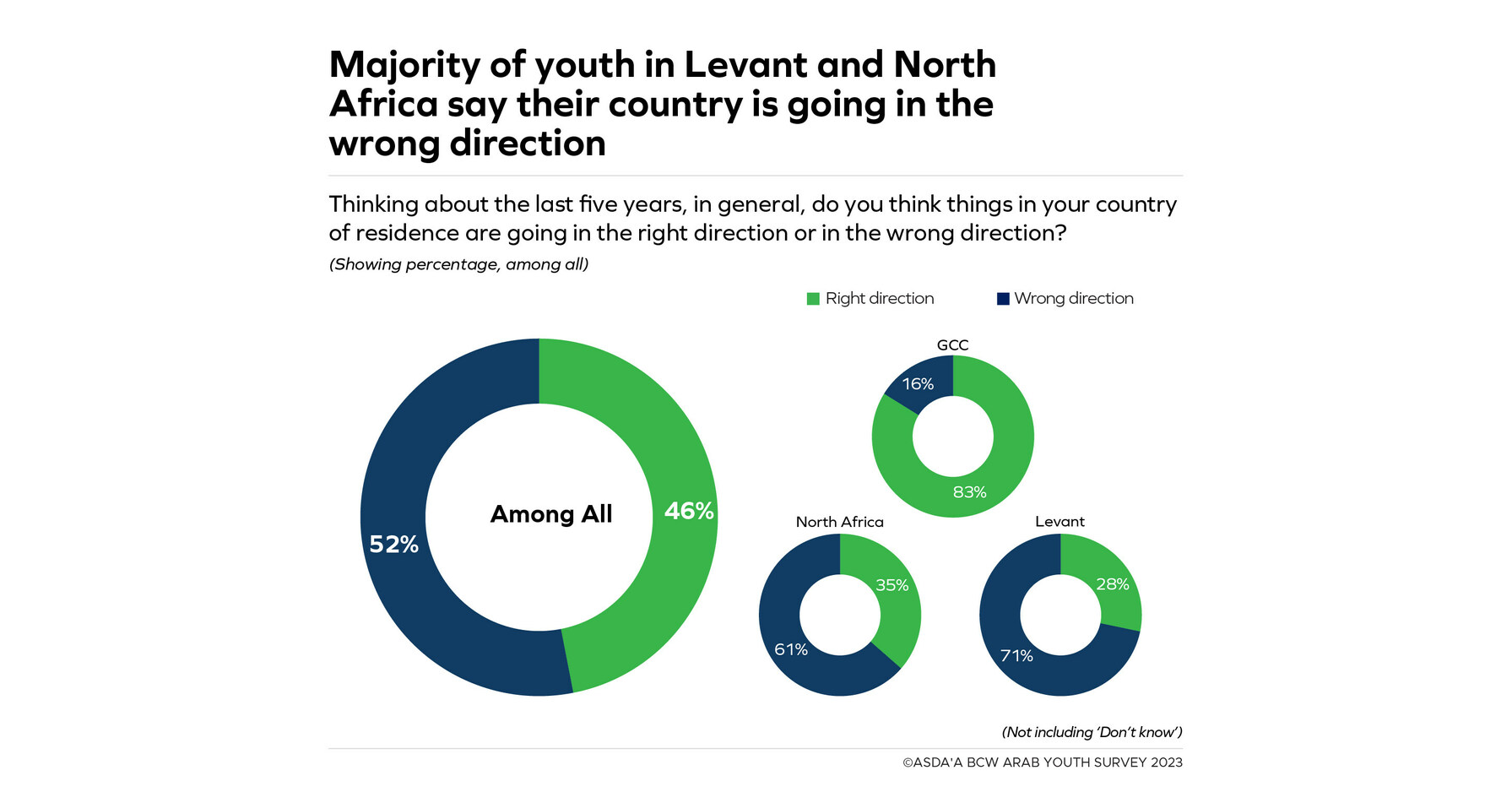 Confidence of Arab youth in government outside the GCC drops: 15th ...
