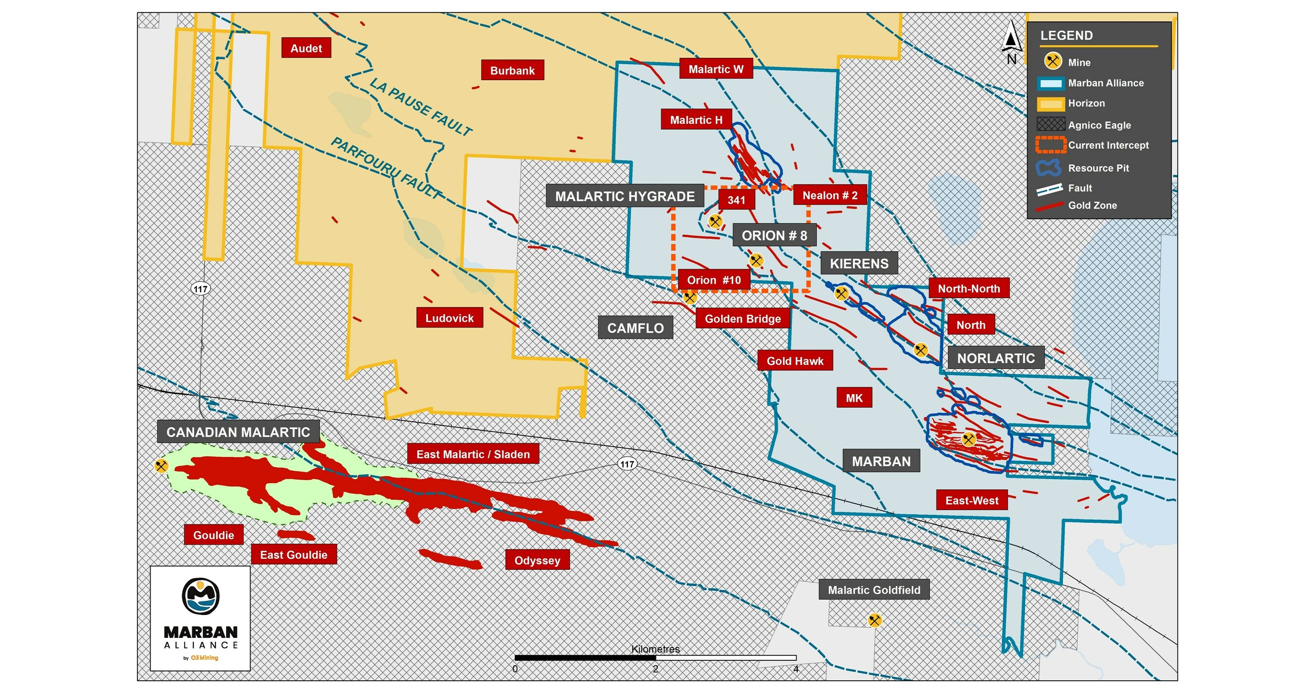 O3 Mining Intersects 33.3 g/t Au over 3.4 Metres at Hygrade Fold ...