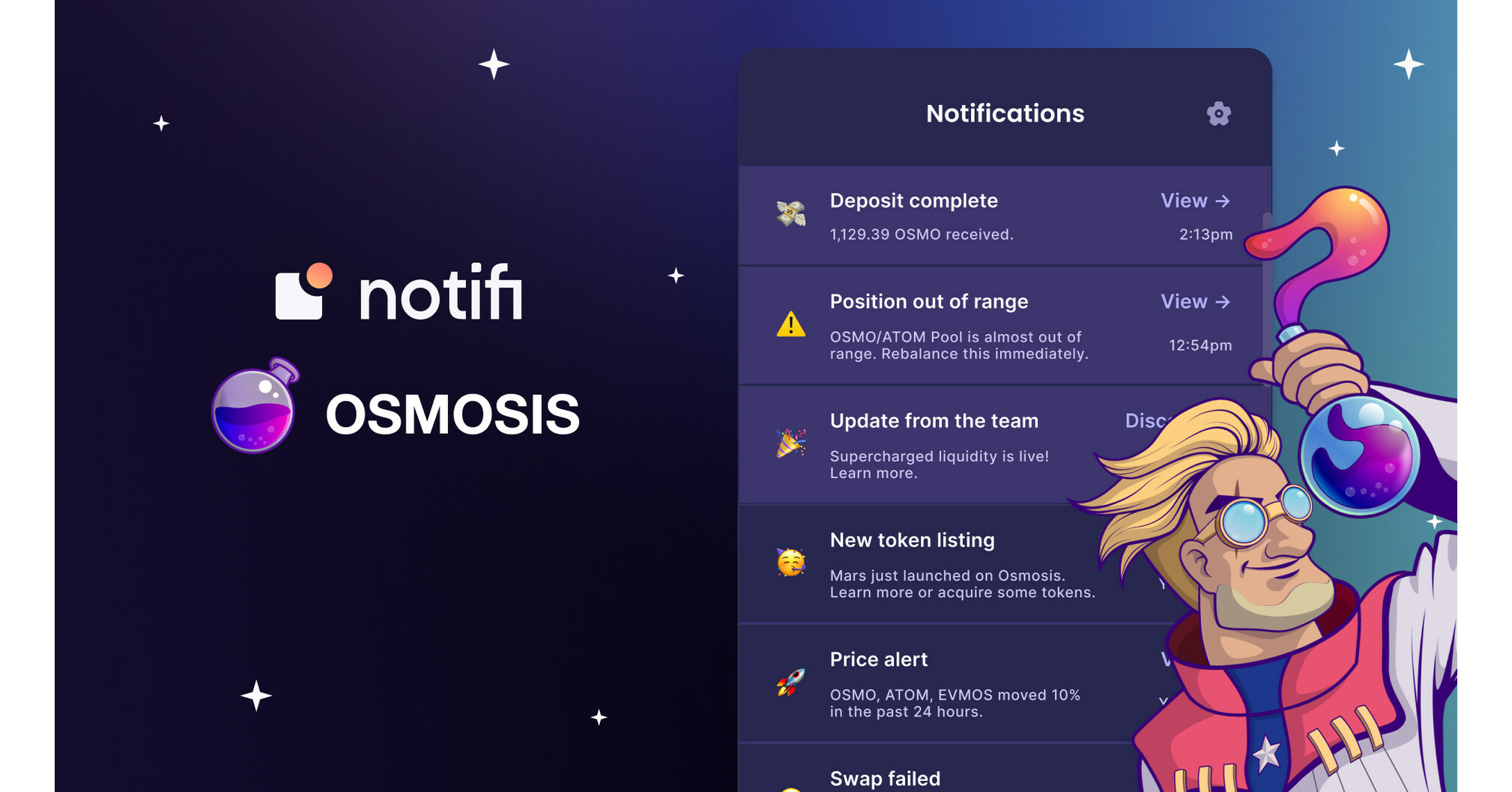 Notifi Integrates with Osmosis to Provide Real-Time Alerts for its DeFi ...