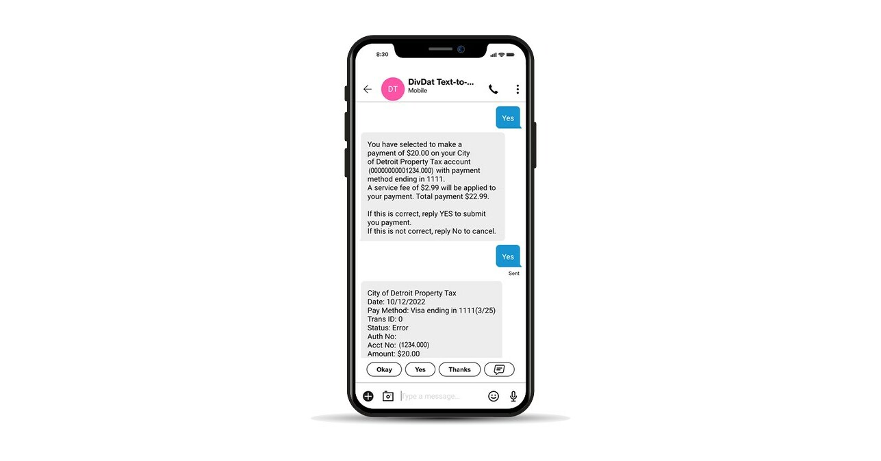 DivDat Adds Text-to-Pay Enhancement to its Mobile Payments App for ...