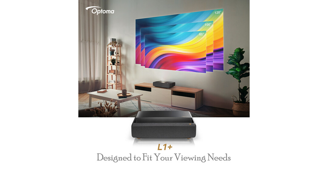 Optoma UST Home Entertainment Projector - Blends into your interior design