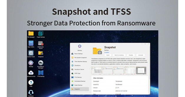 TerraMaster Snapshot and TFSS Provide Stronger Data Protection ...