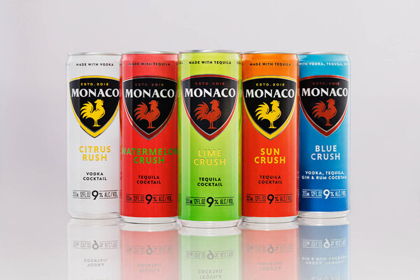 Monaco® Cocktails Unveils New Look as Brand Continues to Dominate ...