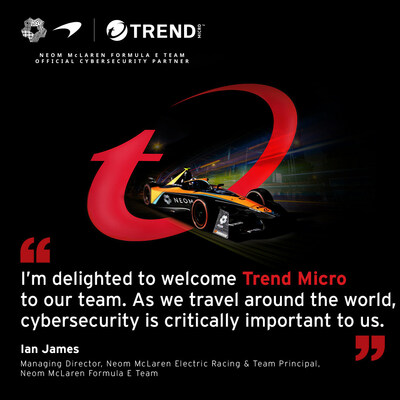 The NEOM McLaren Formula E Team Names Cybersecurity Leader Trend Micro ...