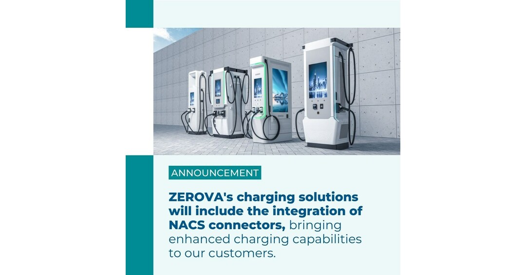 ZEROVA to Roll Out NACS Connectors on Future EV Chargers
