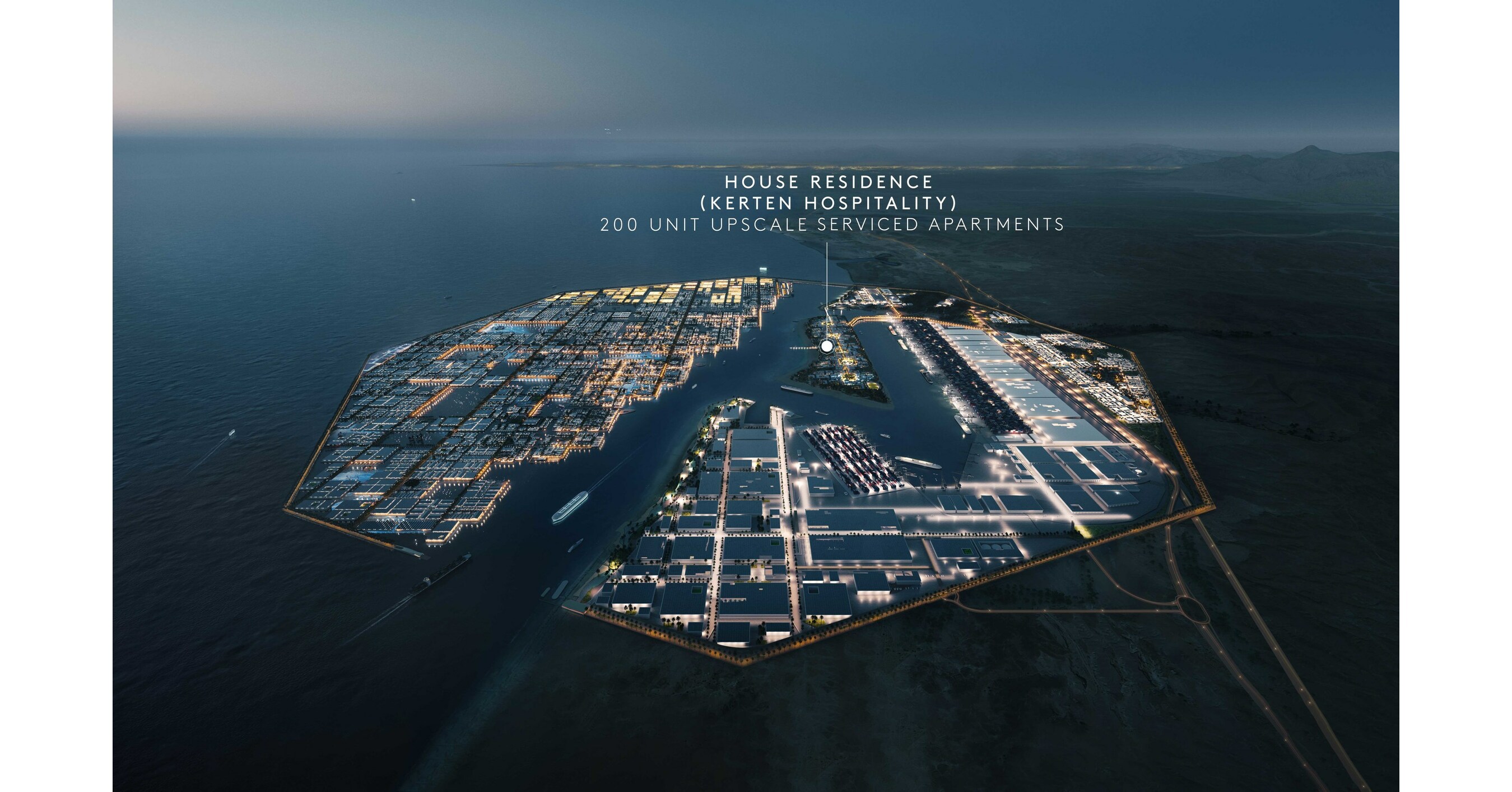 KERTEN HOSPITALITY TO OPERATE THE HOUSE RESIDENCE IN NEOM'S OXAGON