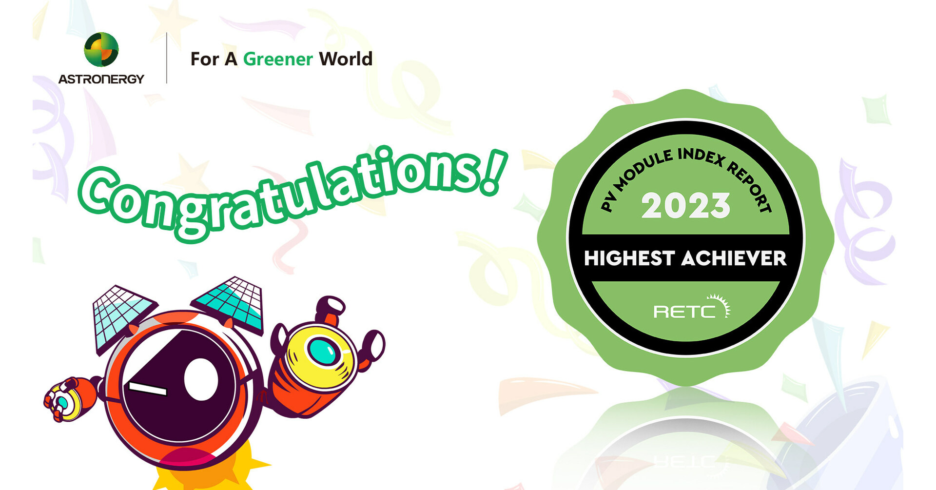 Astronergy listed as 2023 overall highest achiever by RETC after ...