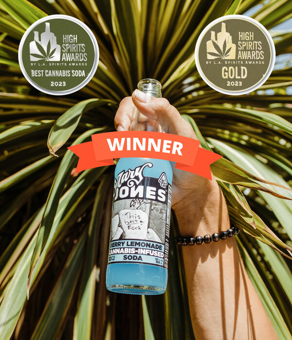 Mary Jones Named Best Cannabis Soda by High Spirit Awards