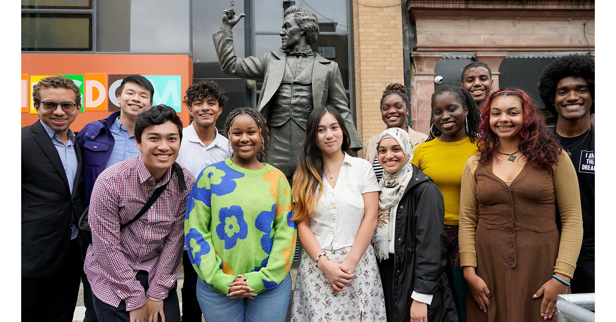 CIEE Frederick Douglass Global Fellows Attend Unveiling of Frederick Douglass Statue in Belfast