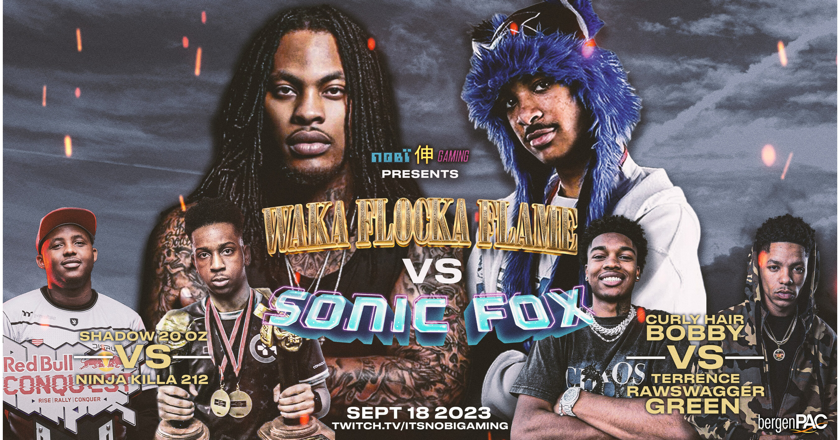 NOBï GAMING PRESENTS: Waka Flocka Flame vs. Sonic Fox to Clash in Epic ...