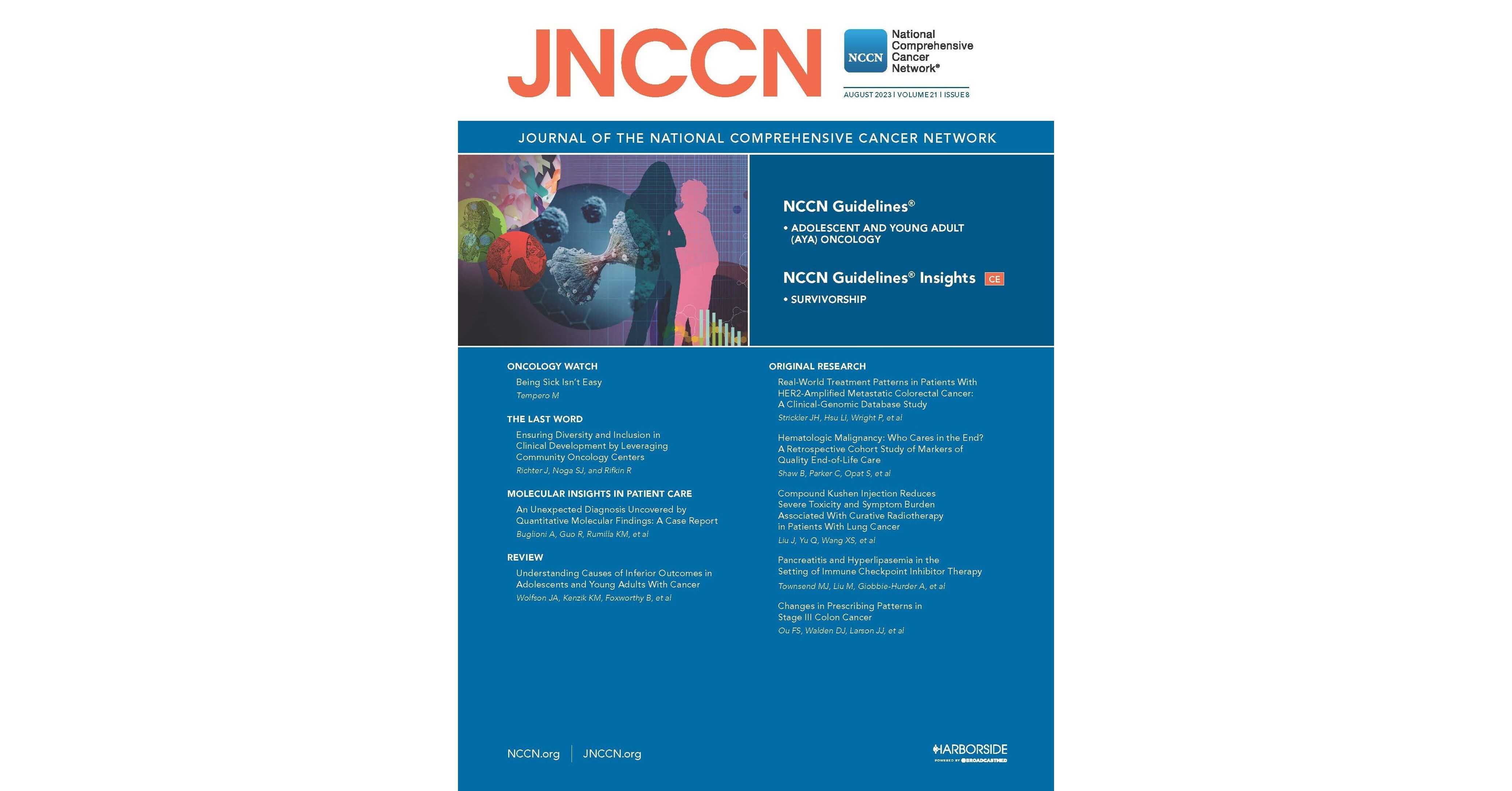 New Study in JNCCN Highlights Rapid Adoption of Clinical Research ...
