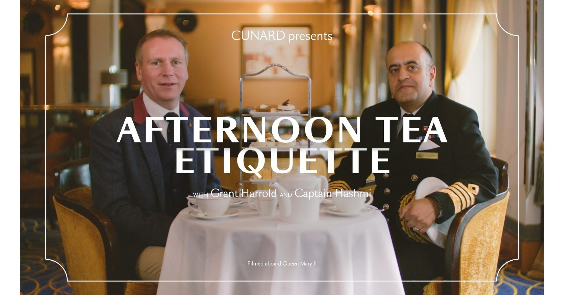Cunard teams up with etiquette expert Grant Harrold for the ultimate ...