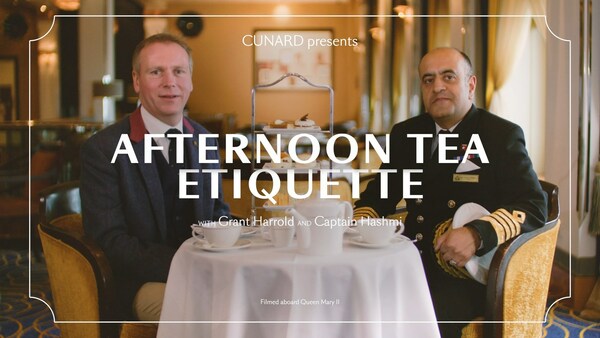 Cunard teams up with etiquette expert Grant Harrold for the ultimate ...
