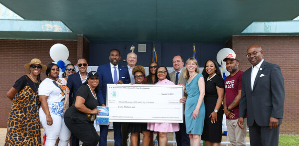 Atlanta Housing Presented $40 Million Grant Check by HUD for Bowen ...