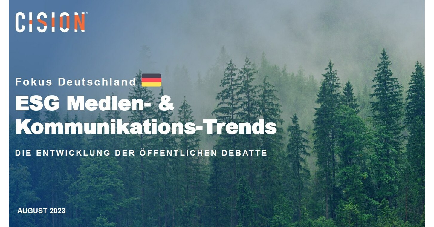 Long-term media analysis carried out by Cision shows: ESG issues are ...