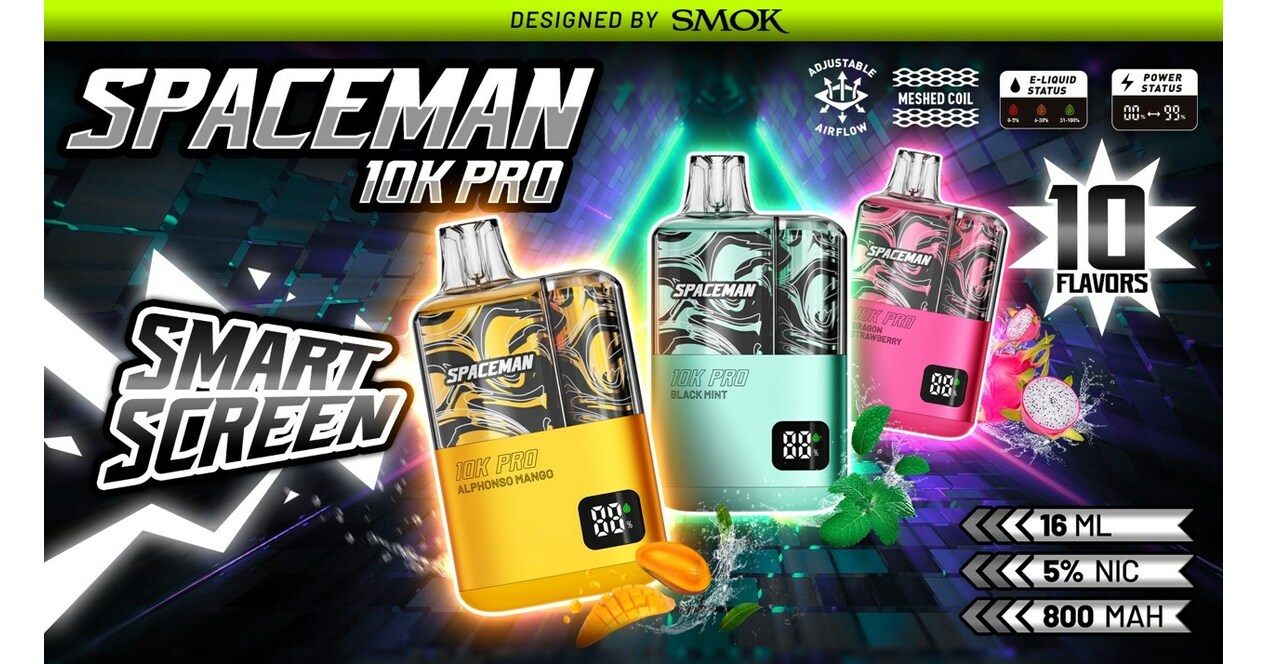 SPACEMAN Unveils the SPACEMAN 10k Pro: A Revolutionary Vape Experience ...