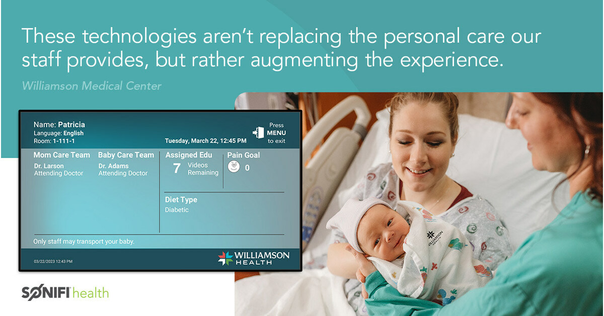 Technology provider SONIFI Health partners with Williamson Health as ...