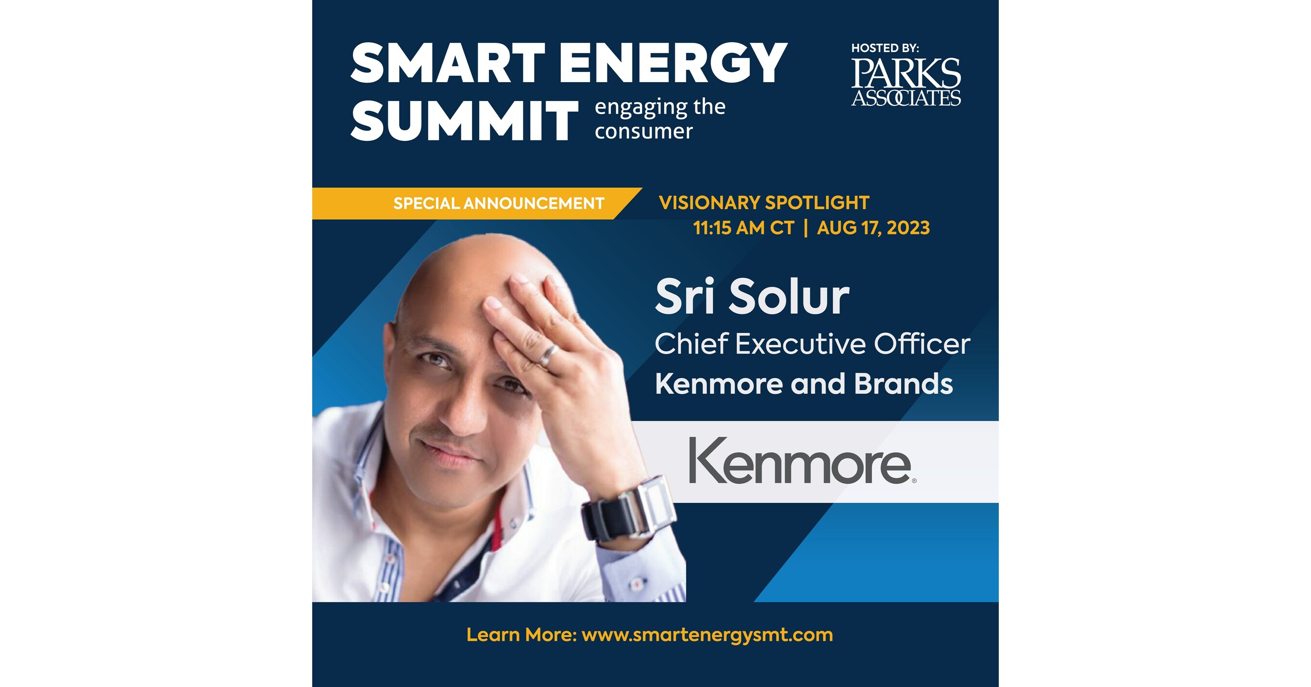 Parks Associates Announces Sri Solur, Chief Executive Officer, Kenmore ...