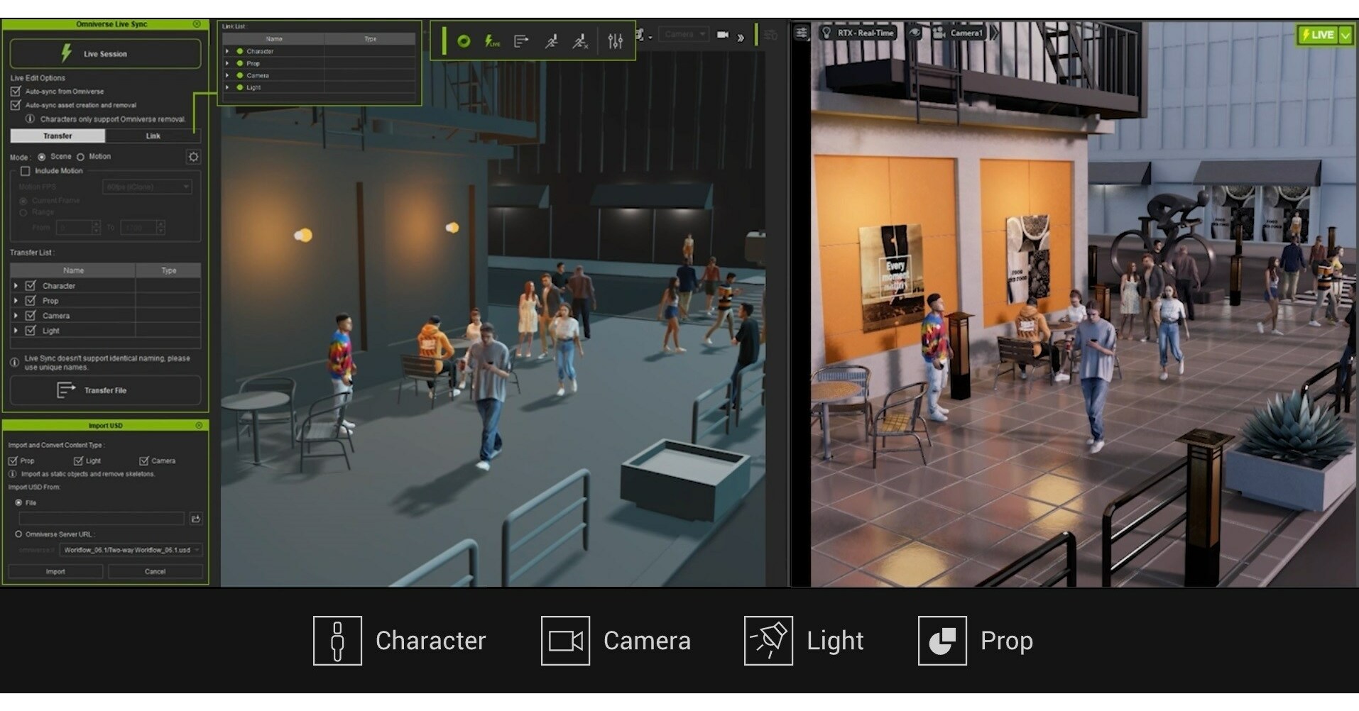 Reallusion Integrates iClone Live Sync with NVIDIA Omniverse™