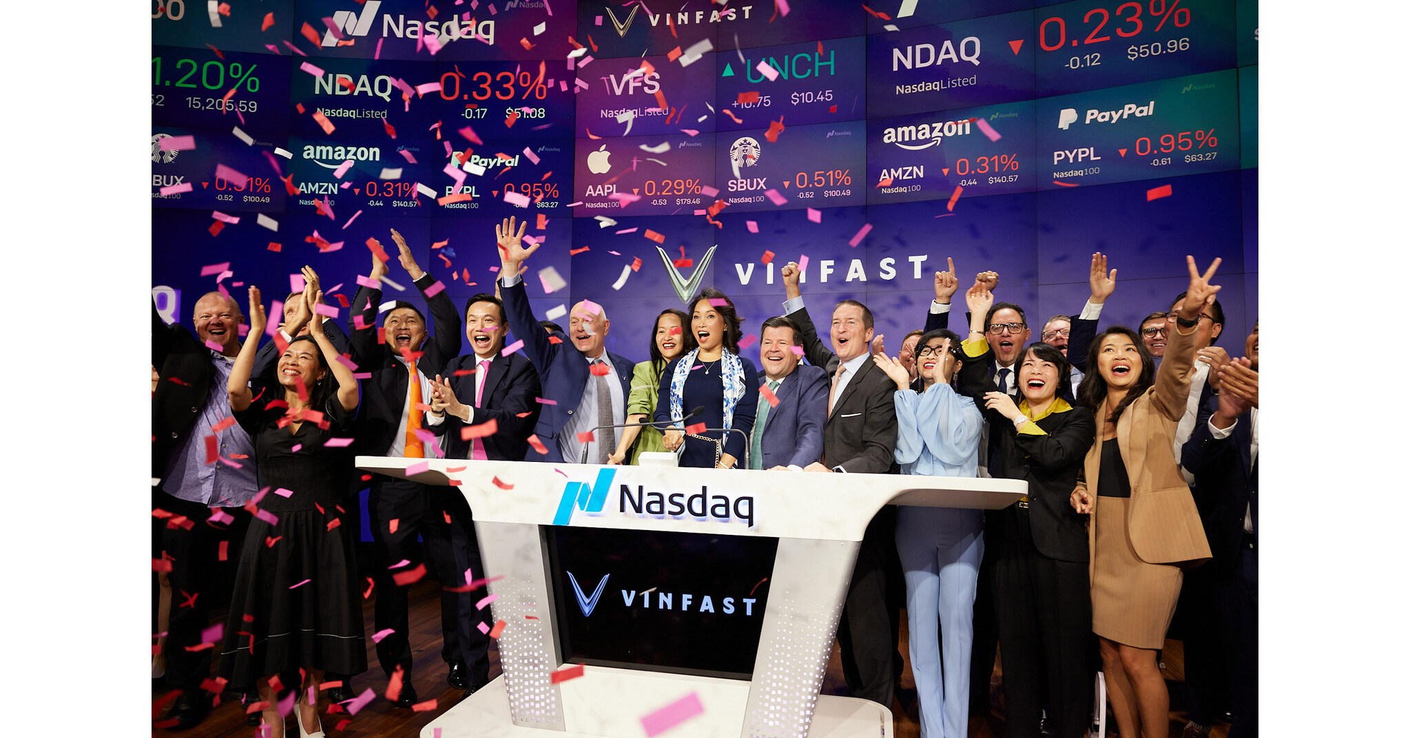 VINFAST DEBUTS ON NASDAQ GLOBAL SELECT MARKET FOLLOWING SUCCESSFUL ...
