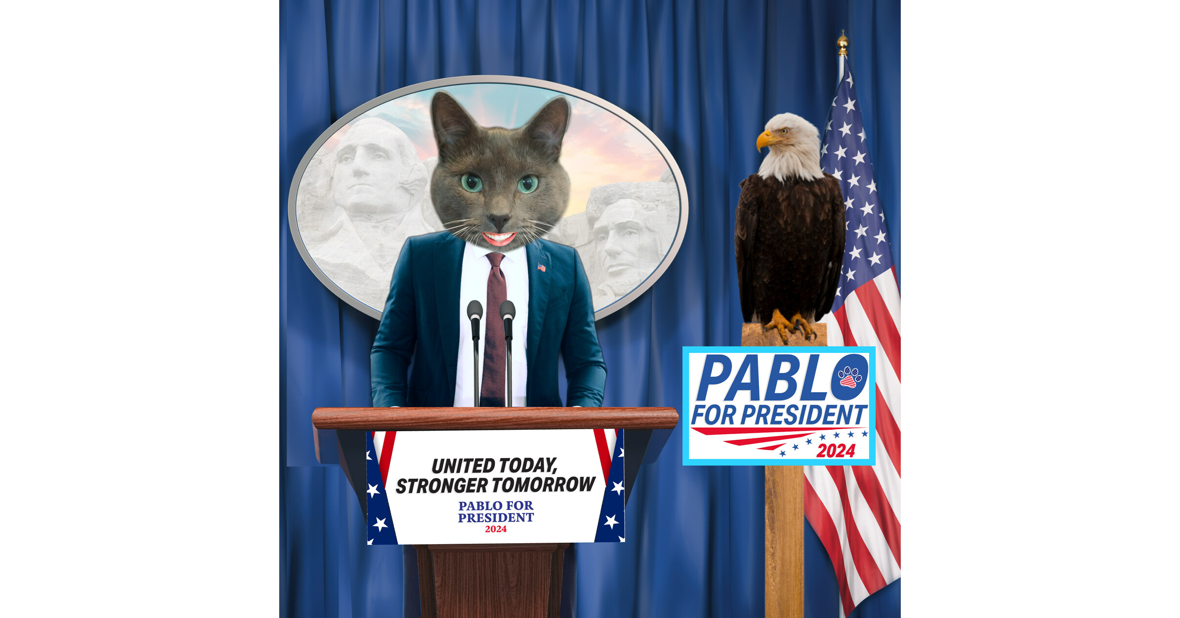 **Pablo the Cat** Announces 2024 Presidential Campaign Focused on ...