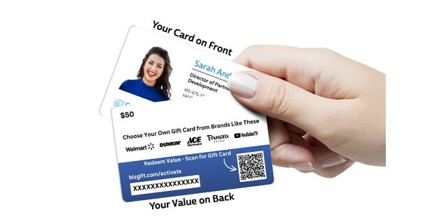 Startup BizGift Disrupts Business Cards and Gift Cards with New Technology