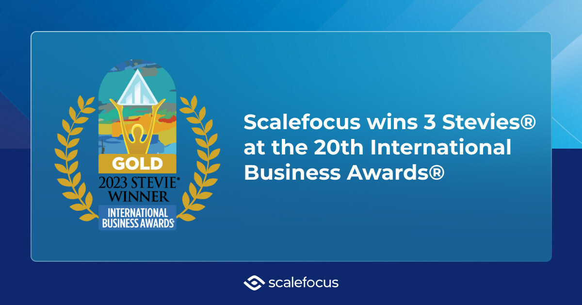 Scalefocus Wins three Stevies® at the 20th International Business Awards®