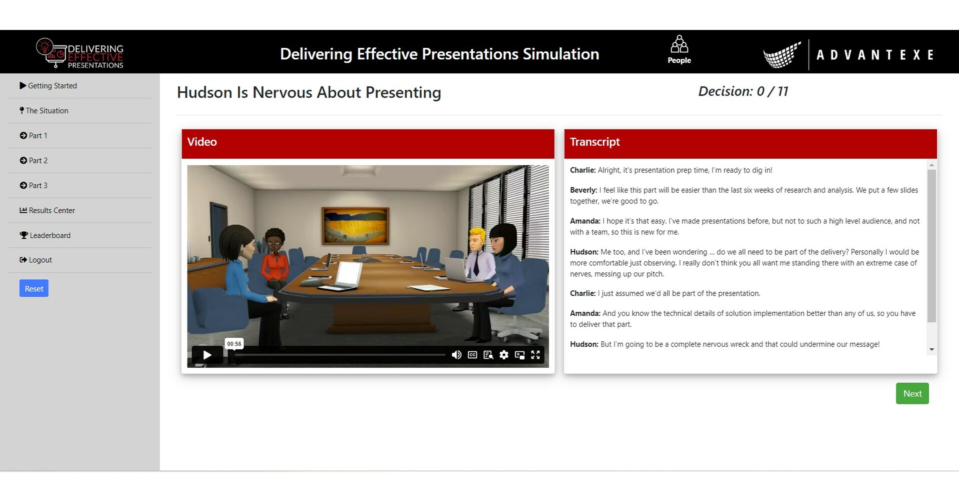 Advantexe Launches New Presentations Leadership Simulation