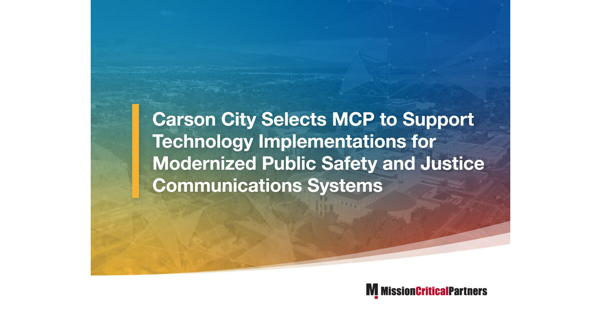 Carson City, Nevada, Selects Mission Critical Partners to Support ...