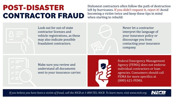 10 Tips to Help Homeowners Avoid Fraud After Catastrophic Hurricanes