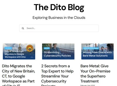 Dito Announces Expansion of its Cybersecurity Practice and Partnership with Google Cloud to ...