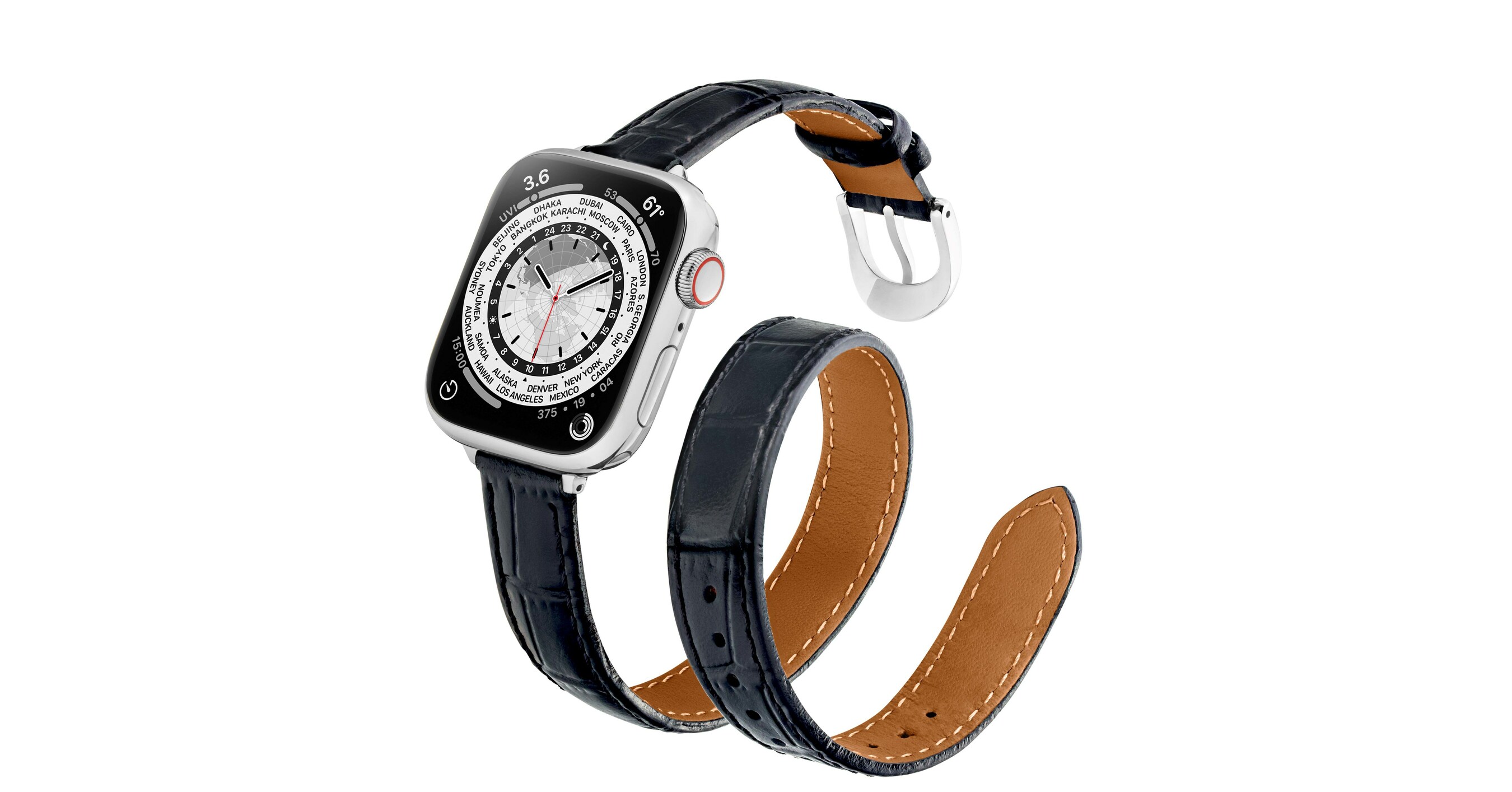 Longvadon's New Caiman Series Double Tour Apple Watch Band Collection ...