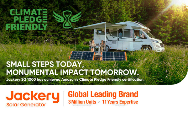 Jackery Obtains Amazon Climate Pledge Friendly Label